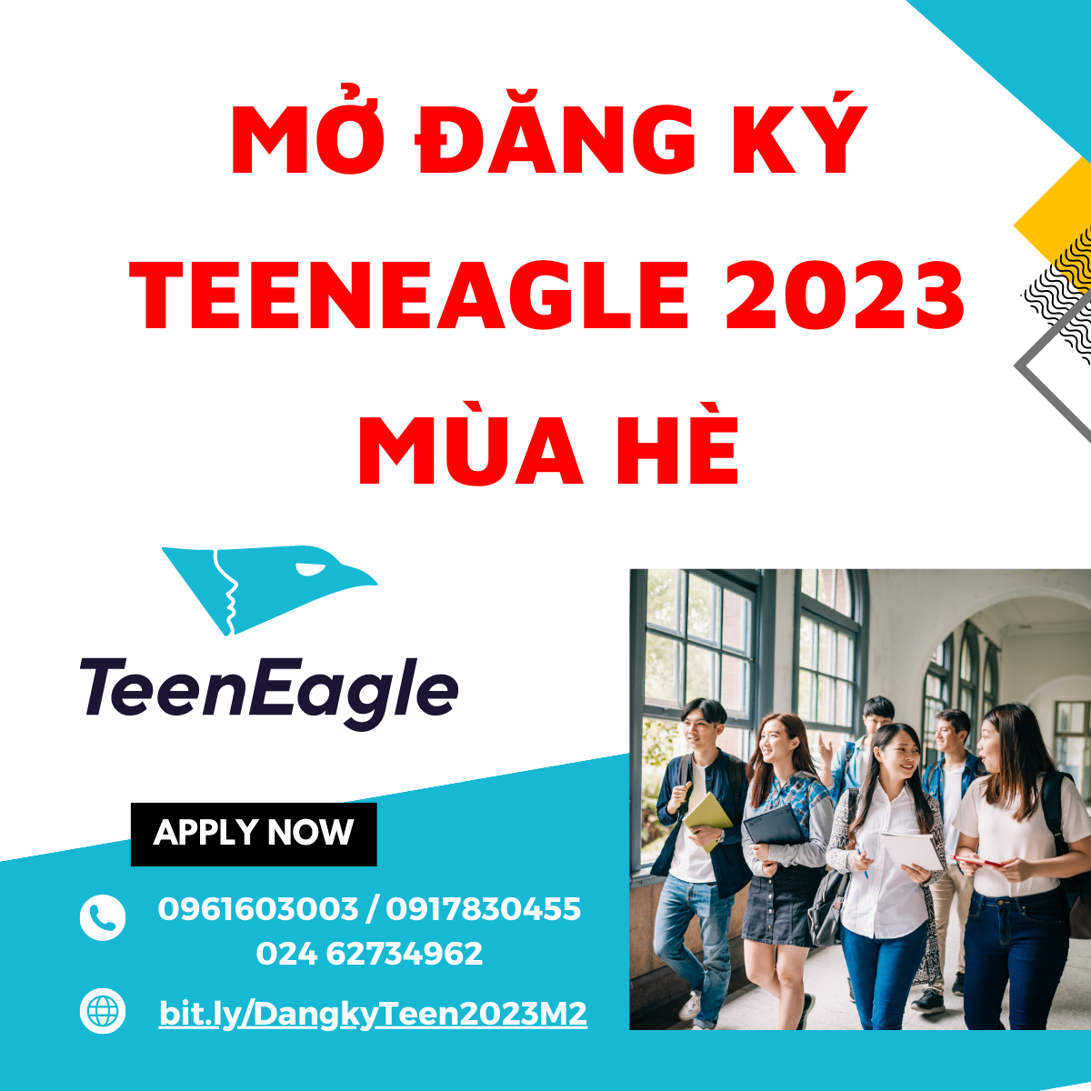 [Mở đăng ký] Kỳ thi Olympic Anh ngữ quốc tế Teeneagle Mùa hè 2023 ...