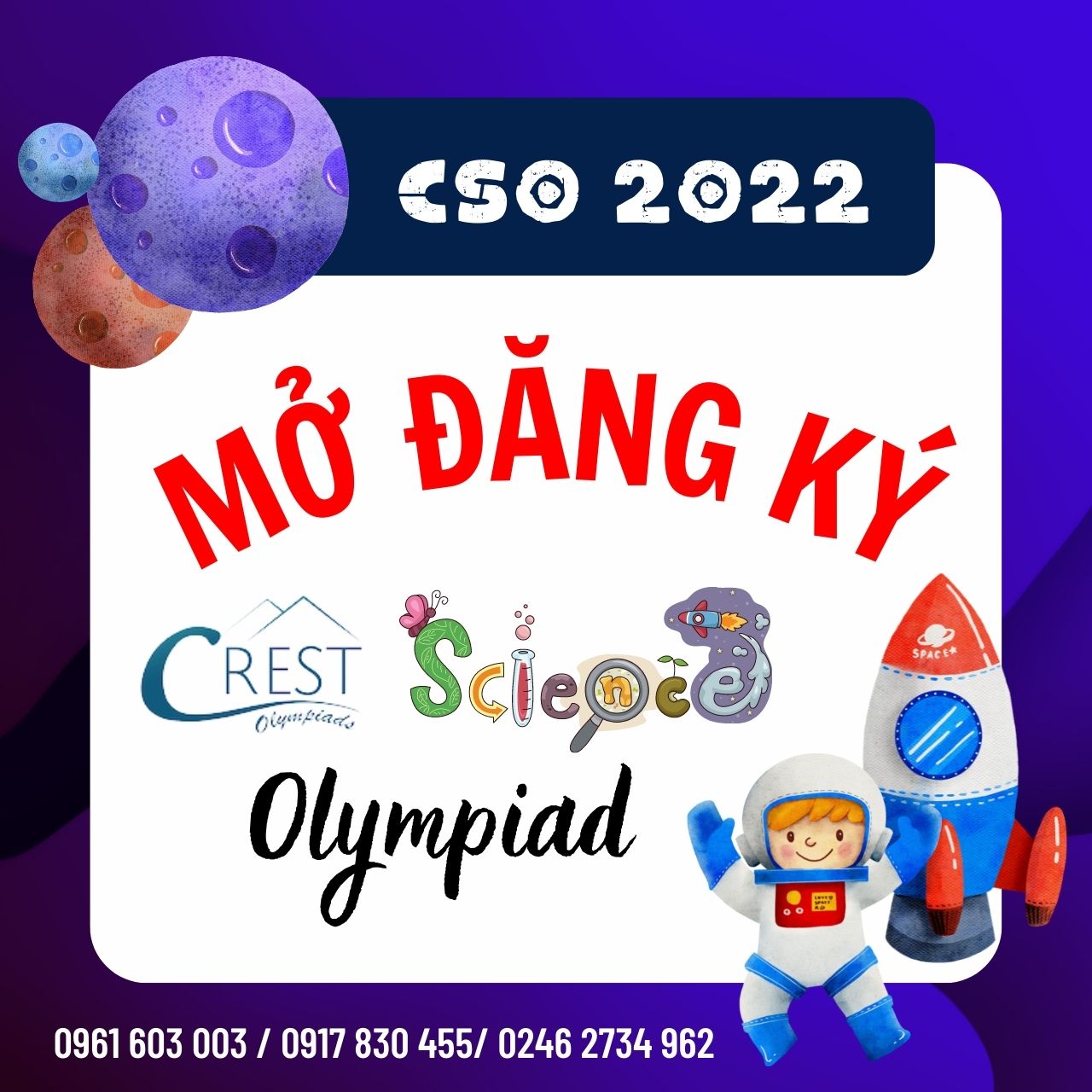 MỞ ĐĂNG KÝ KỲ THI OLYMPIC KHOA HỌC QUỐC TẾ CSO 2022-2023 - Fermat Education