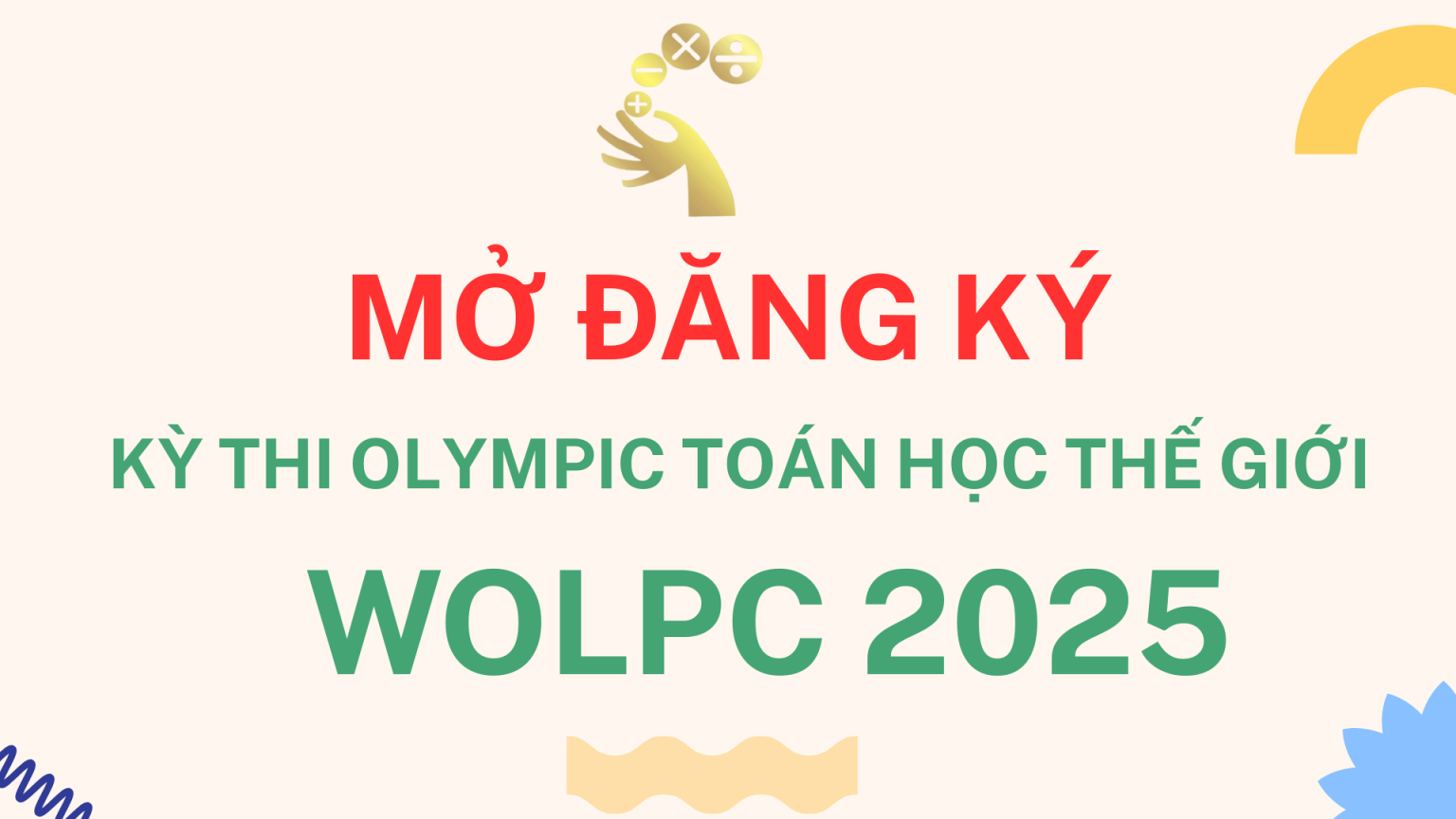 [FMO 2025-2026] MỞ ĐĂNG KÝ KỲ THI OLYMPIC TOÁN HỌC QUỐC TẾ FMO - Fermat ...