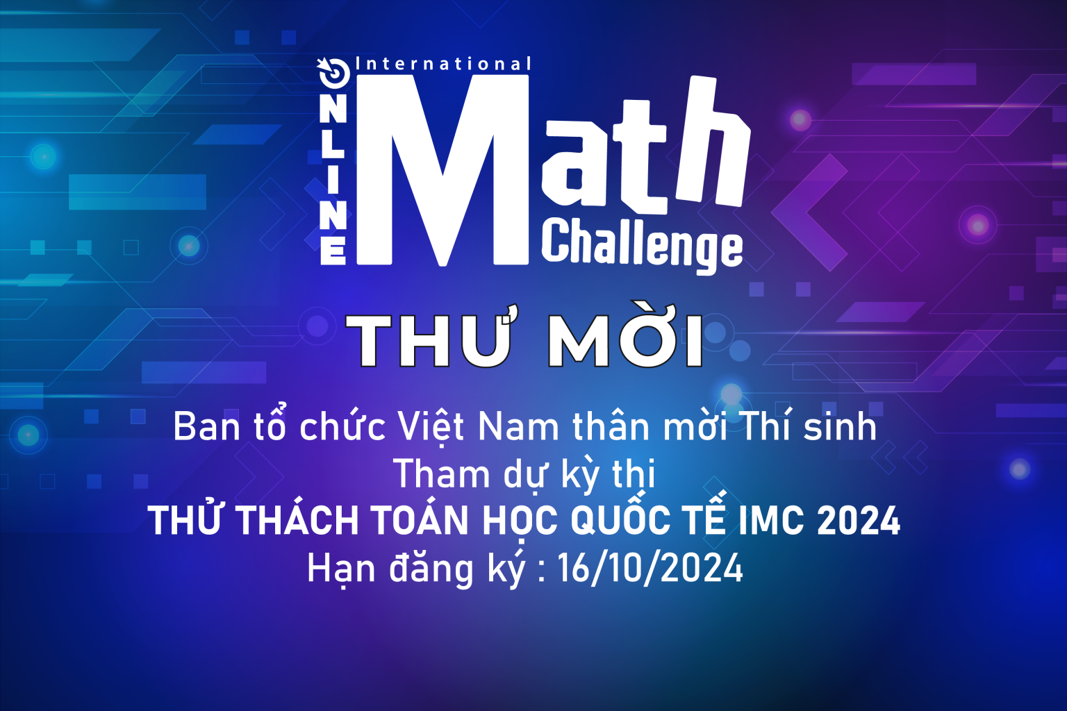 [MỞ ĐĂNG KÝ] KỲ THI OLYMPIC TOÁN HỌC QUỐC TẾ TIMO 2024-2025 - Fermat Education